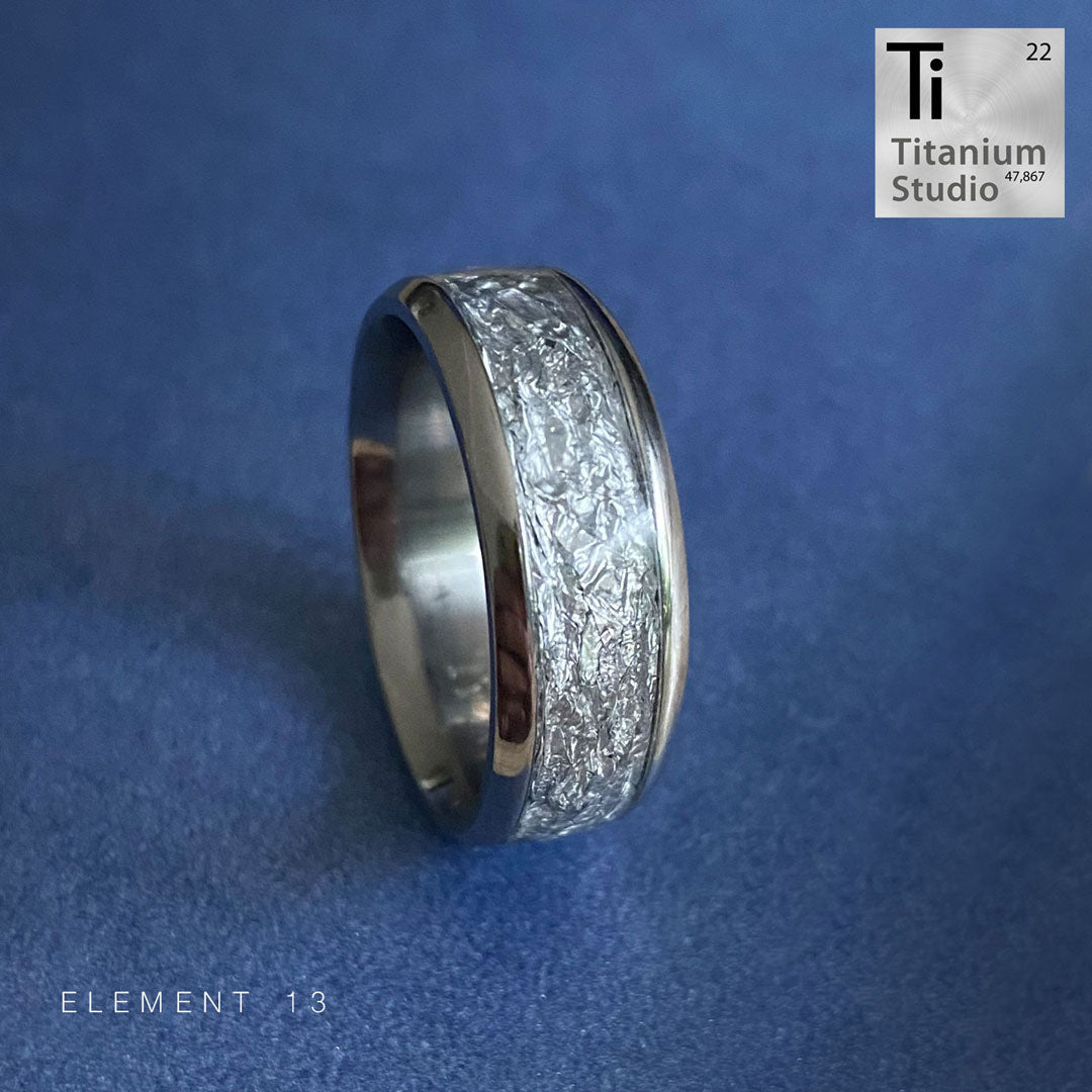 Aluminum Inlay Ring – Titanium Studios Pty Ltd